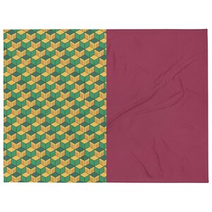 Zenitsu Throw Blanket | Haori-inspired Design for Cozy Nights & Warmth ...