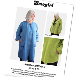 URSULA COATIGAN Sewing Pattern - Etsy