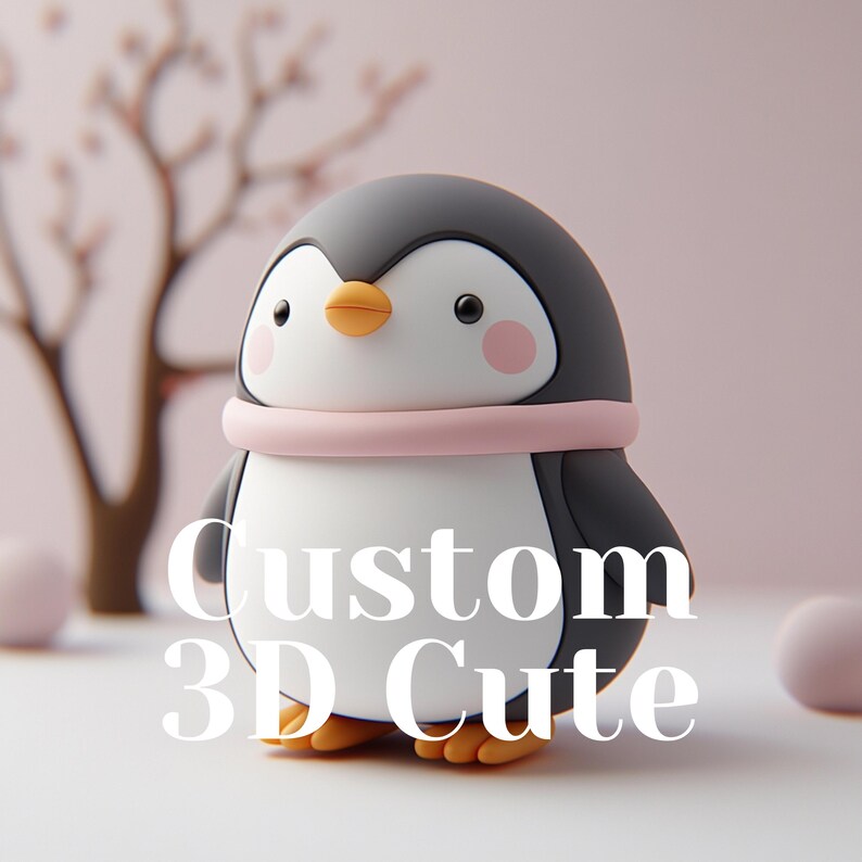 CUSTOM 3D Cute Modeling Character 3D Cute Animal, 3D Human, & 3D ...