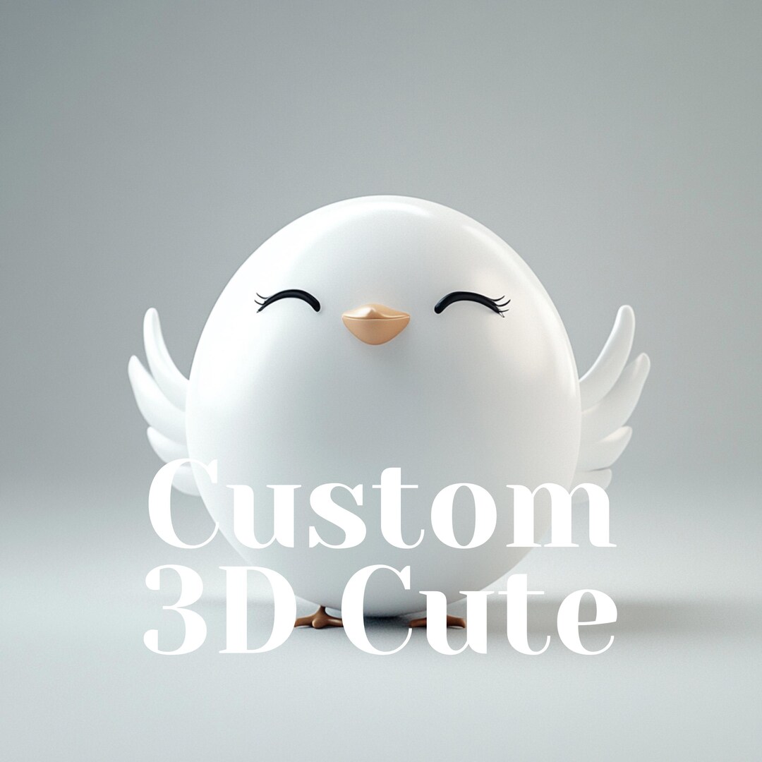CUSTOM 3D Cute Modeling Character 3D Cute Animal, 3D Human, & 3D ...