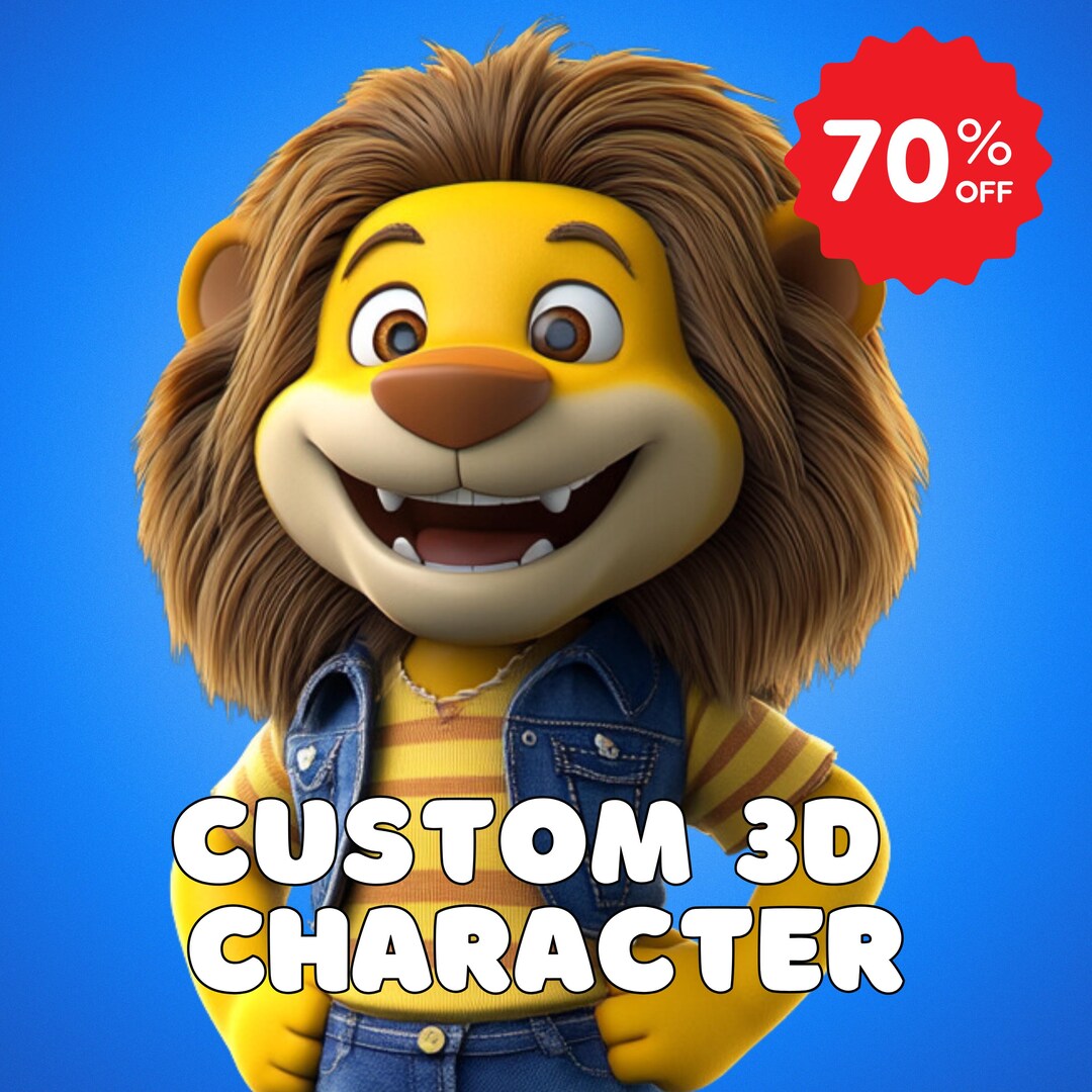 CUSTOM 2D to 3d,convert Image to 3D, Cute, 3D Modeling Service, 3D Art ...