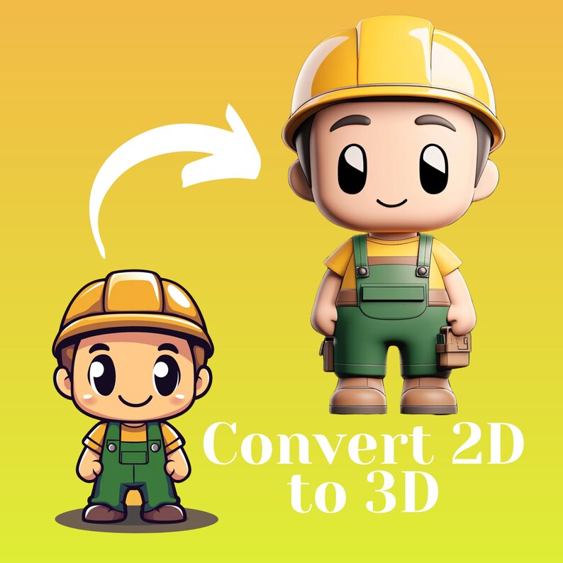 CUSTOM 2D to 3D, 3D Modeling, 3D Cute, 3D Art, 3D Modeling, 3D Mascot, 3D Design Service, 2D to ...