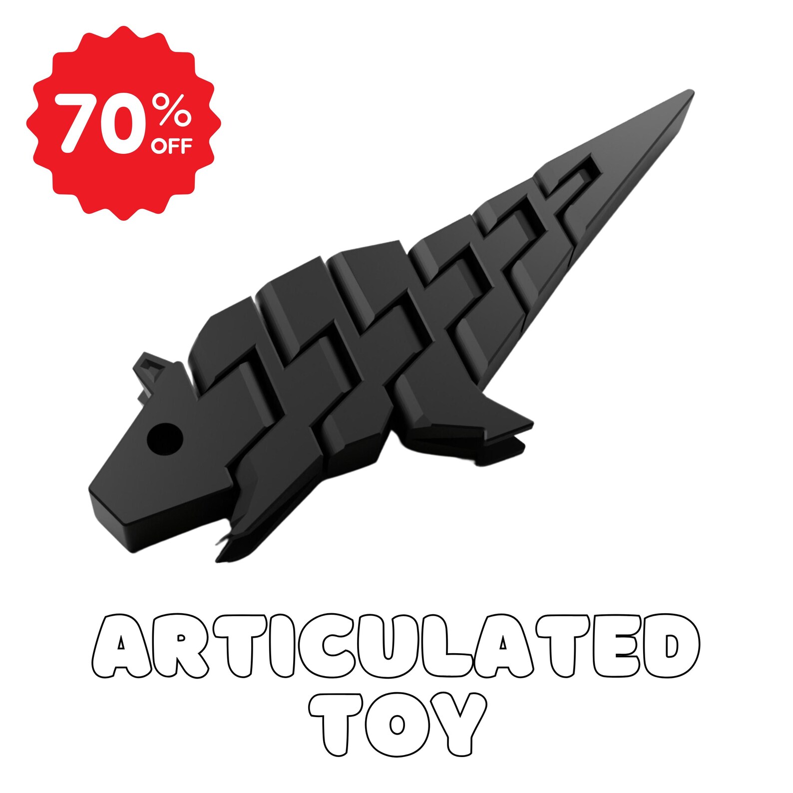 Squirrel Flexi Fidget Figurine, Articulated 3D Model Print STL ...