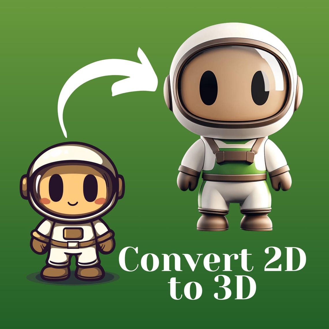 CUSTOM 2D to 3D, 3D Modeling, 3D Cute, 3D Art, 3D Modeling, 3D Mascot ...