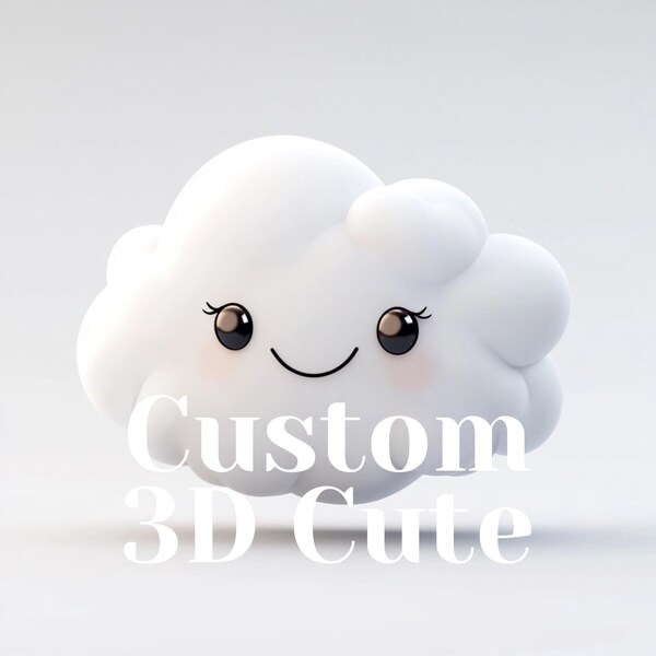 CUSTOM 2D to 3D, 3D Modeling, 3D Cute, 3D Art, 3D Modeling, 3D Mascot ...
