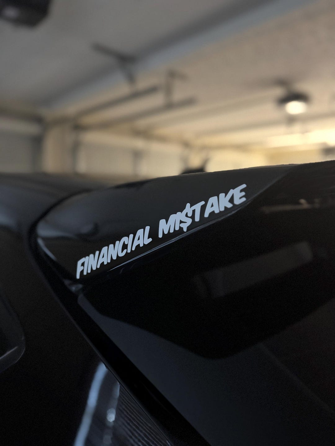 Financial Mistake Car Window Decal/stickers - Etsy