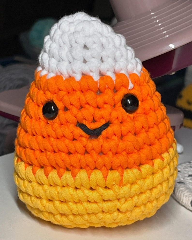 Candy Corn Plushie Crochet Pattern - Etsy