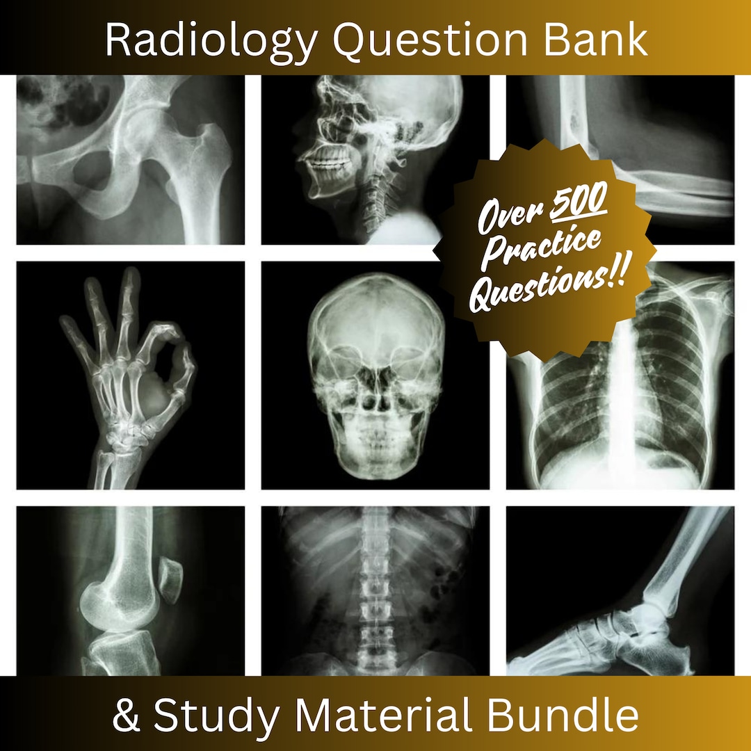 Radiology Practice Exam Question Bank and Study Material Bundle - Etsy