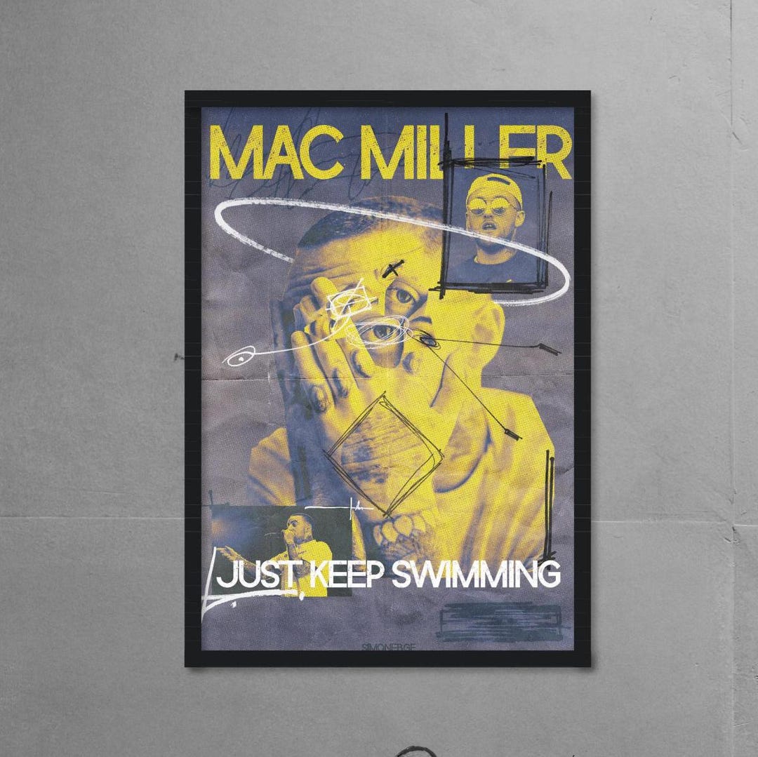 Mac Miller Poster Music Poster Wall Art Wall Decor Print - Etsy