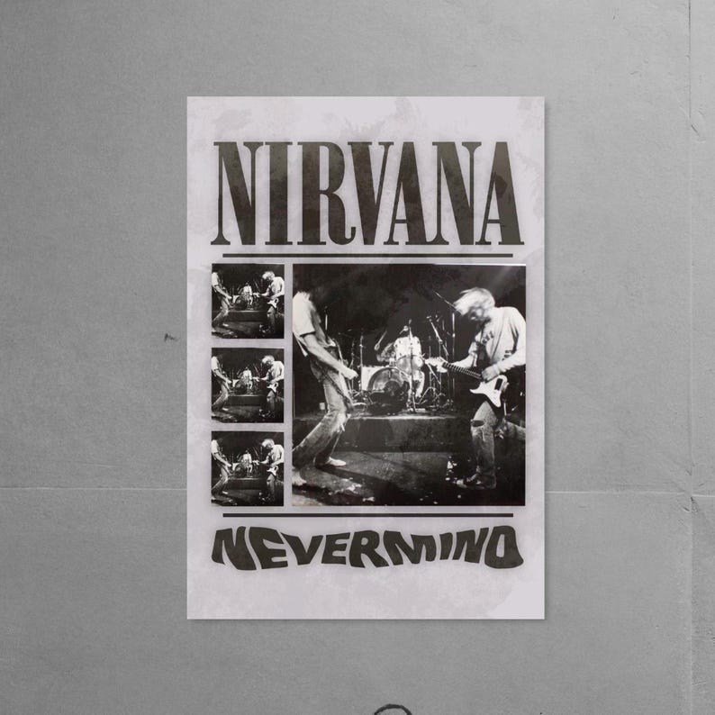 Nirvana Poster 13x19 Inches Music Poster Wall Art Wall Decor Print - Etsy