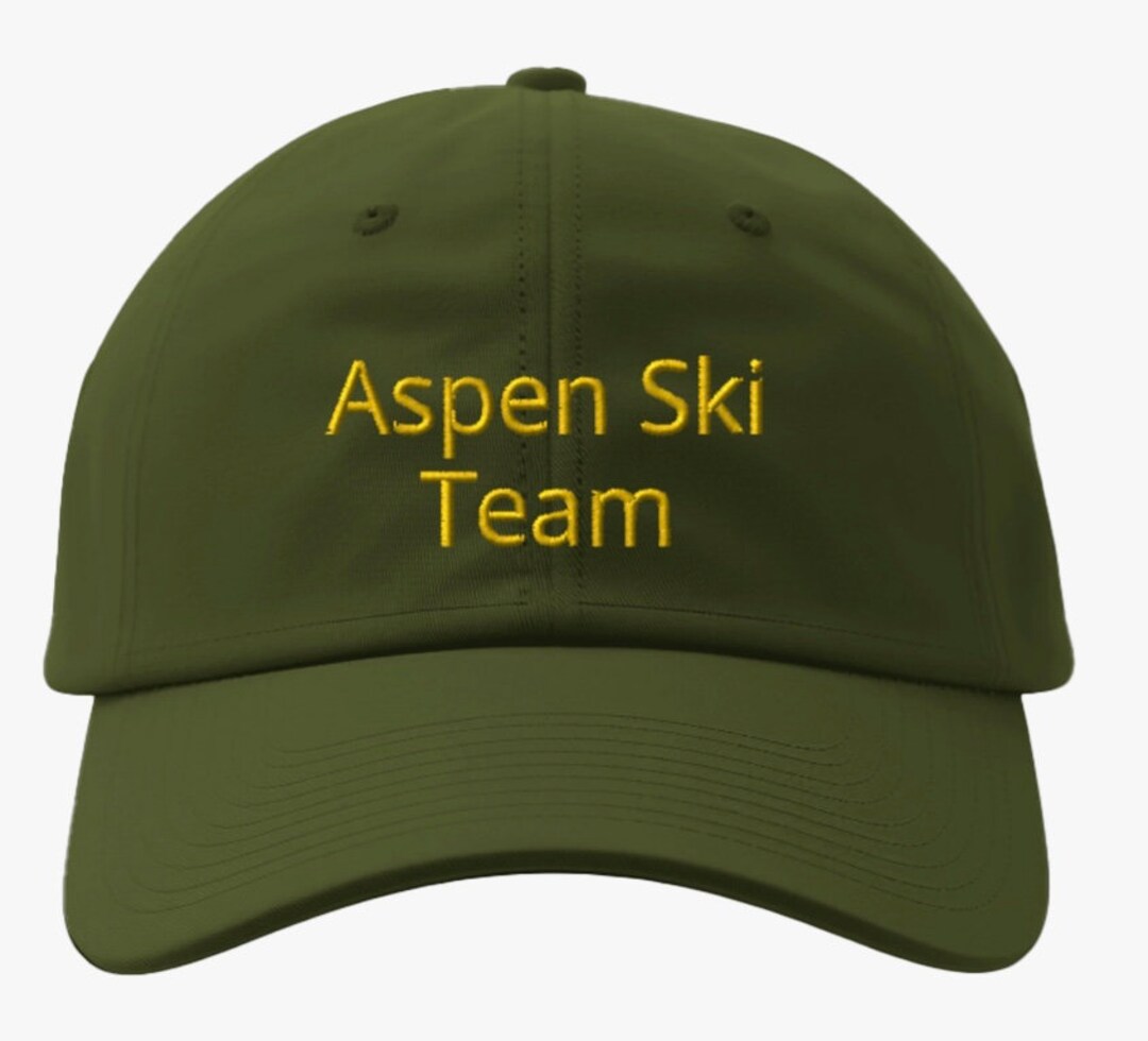 Aspen Ski Team Fitted Baseball Cap - Etsy