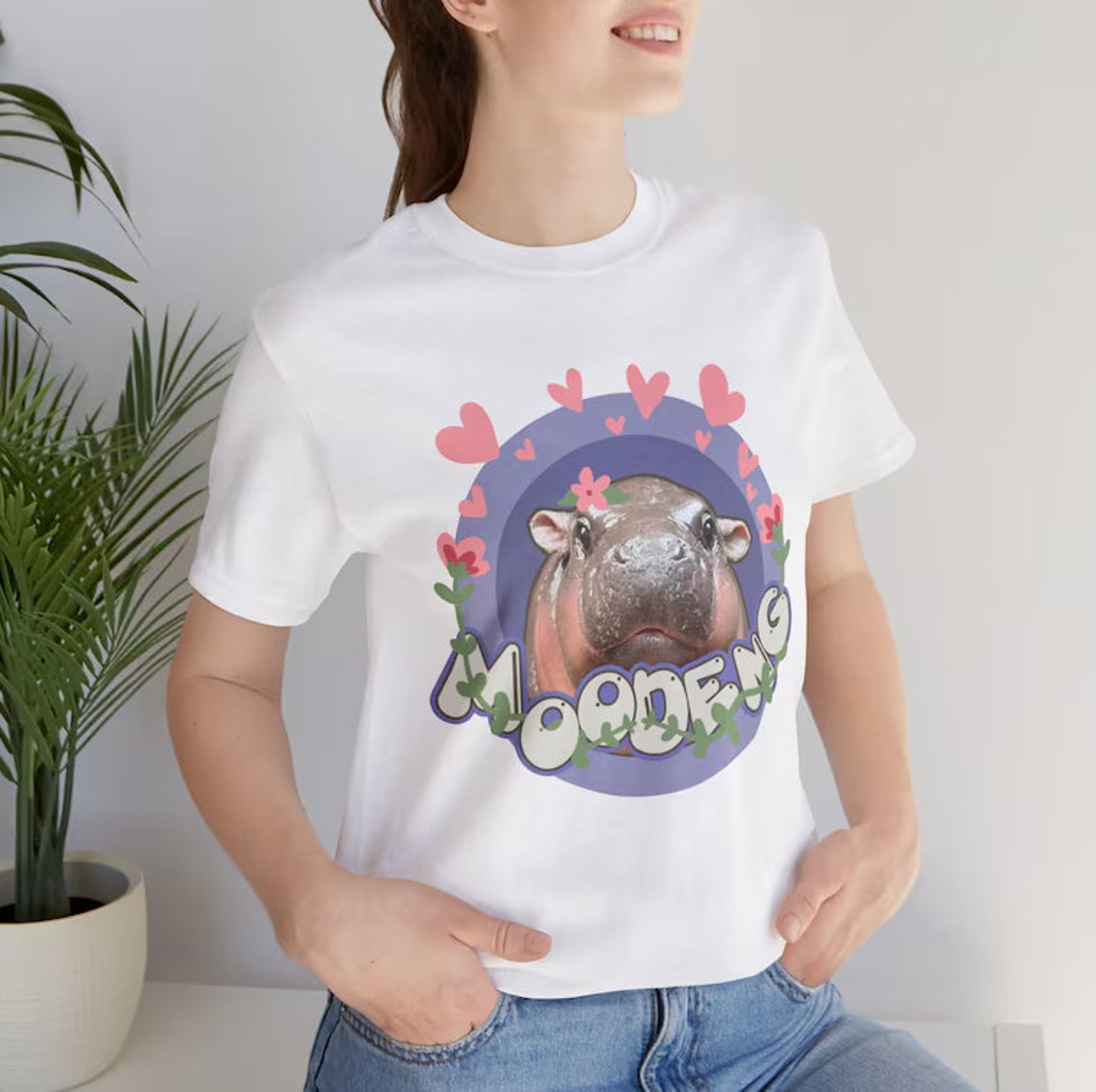Moo Deng Bouncy Pig in Thailand Baby Hippo Khao Kheow Open Zoo PNG - Etsy