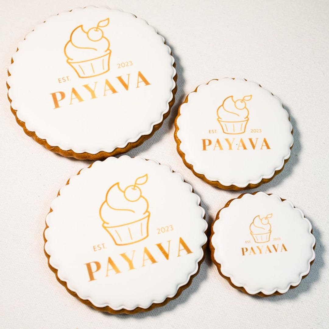 Logo Biscuits, Logo Cookies,personalised Biscuits, Personalised Honey ...