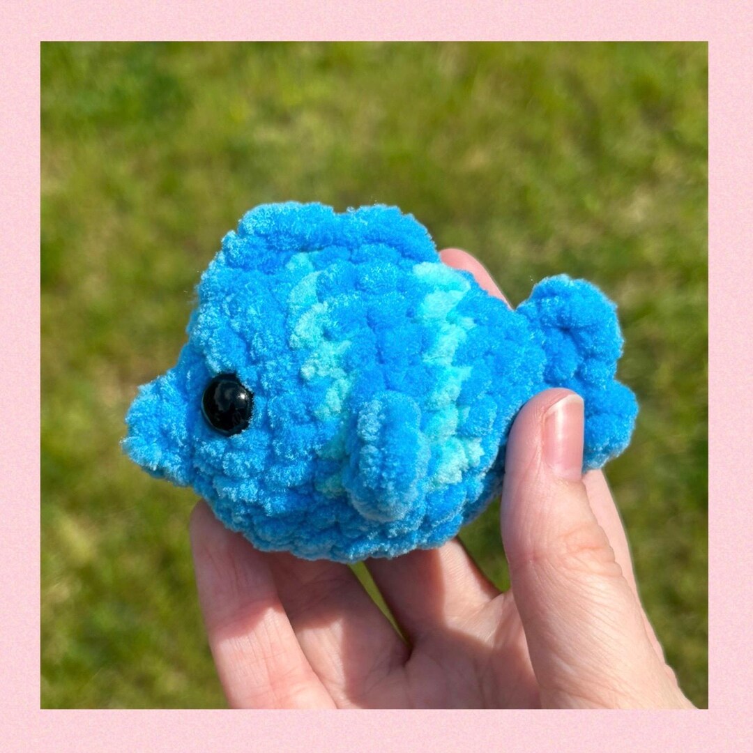 Crochet Striped Fish Plushie (MADE TO ORDER) - Etsy