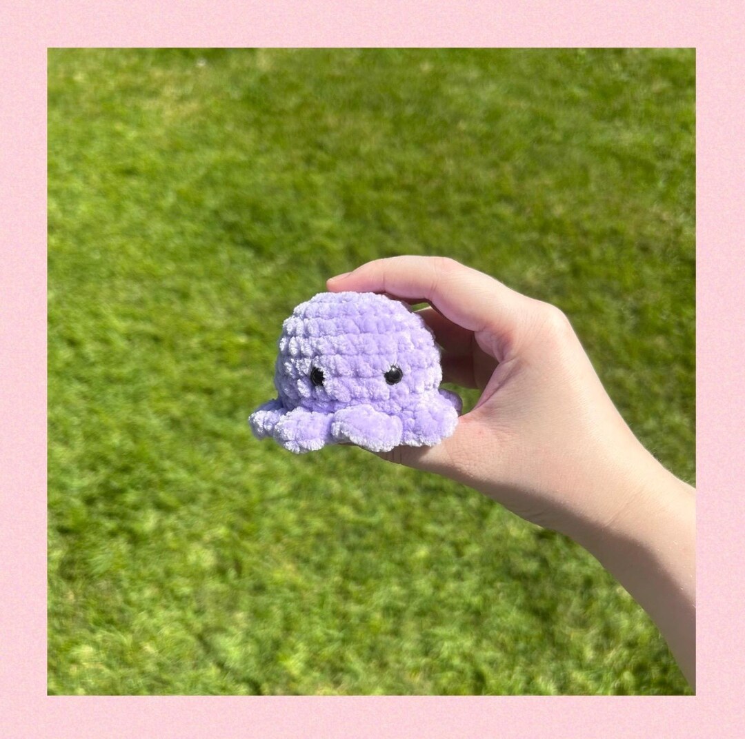 Crochet Octopus Plushie - Light Purple (READY TO SHIP) - Etsy