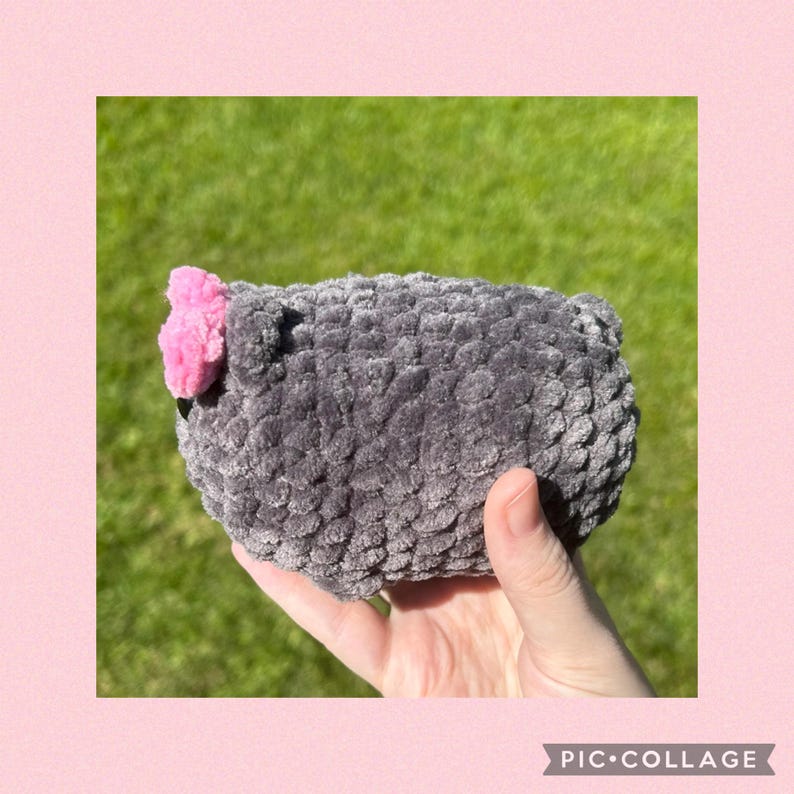 Crochet Sad Hamster Plushie Stuffed Animal, Meme, Funny, Handmade, Gift ...