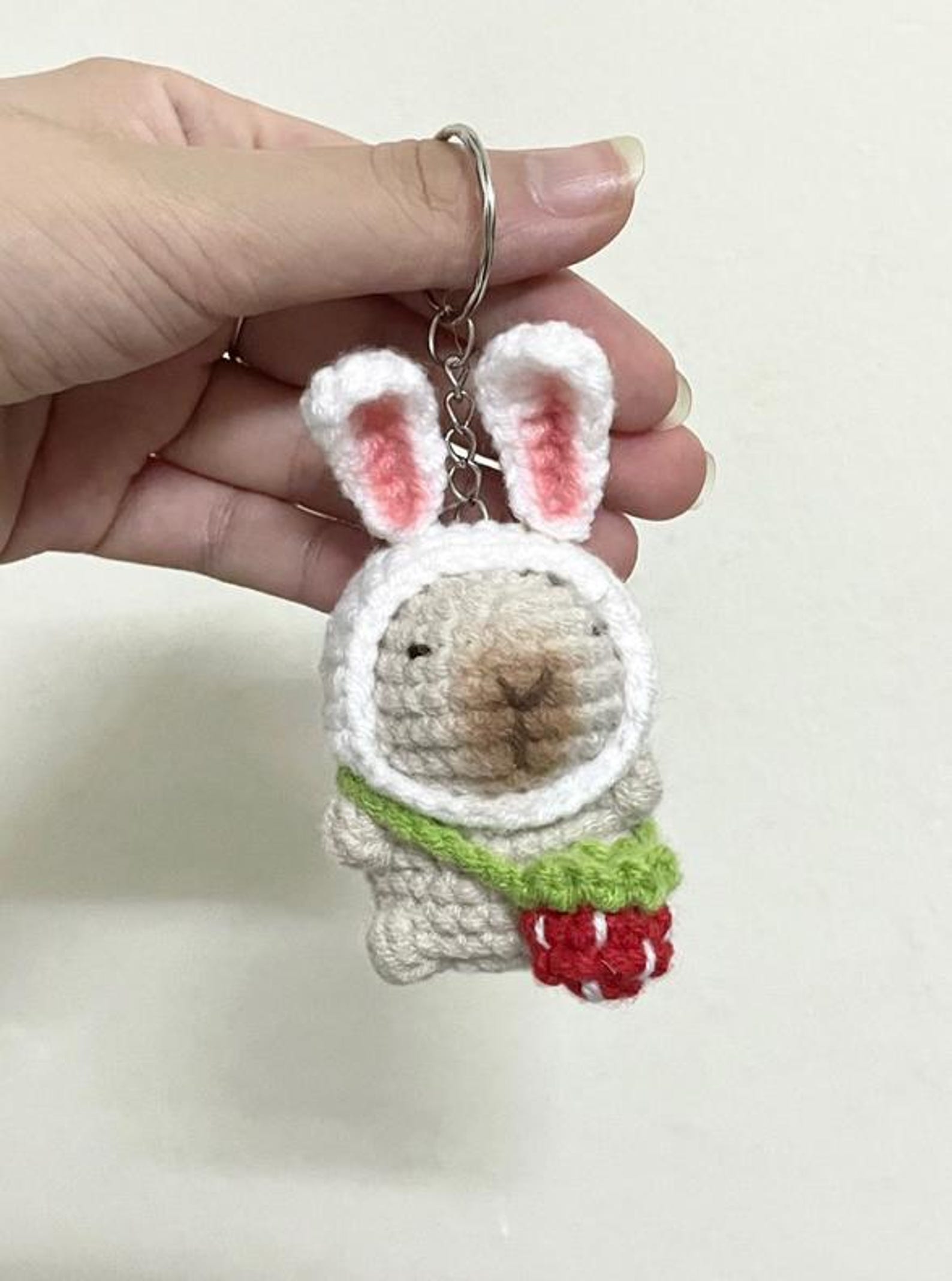 Capybara Keychain, Crochet Student Capybaras, Amigurumi Keychain, Amigurumi Plushies, Gift, Bag ...