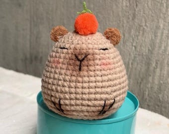 Capybara Keychain, Crochet Student Capybaras, Amigurumi Keychain, Amigurumi Plushies, Gift, Bag ...