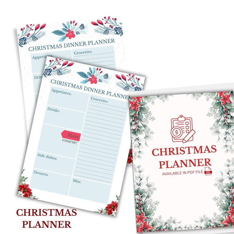 2025 Christmas Planner Printable, Holiday Gift Budget (PDF) - Etsy