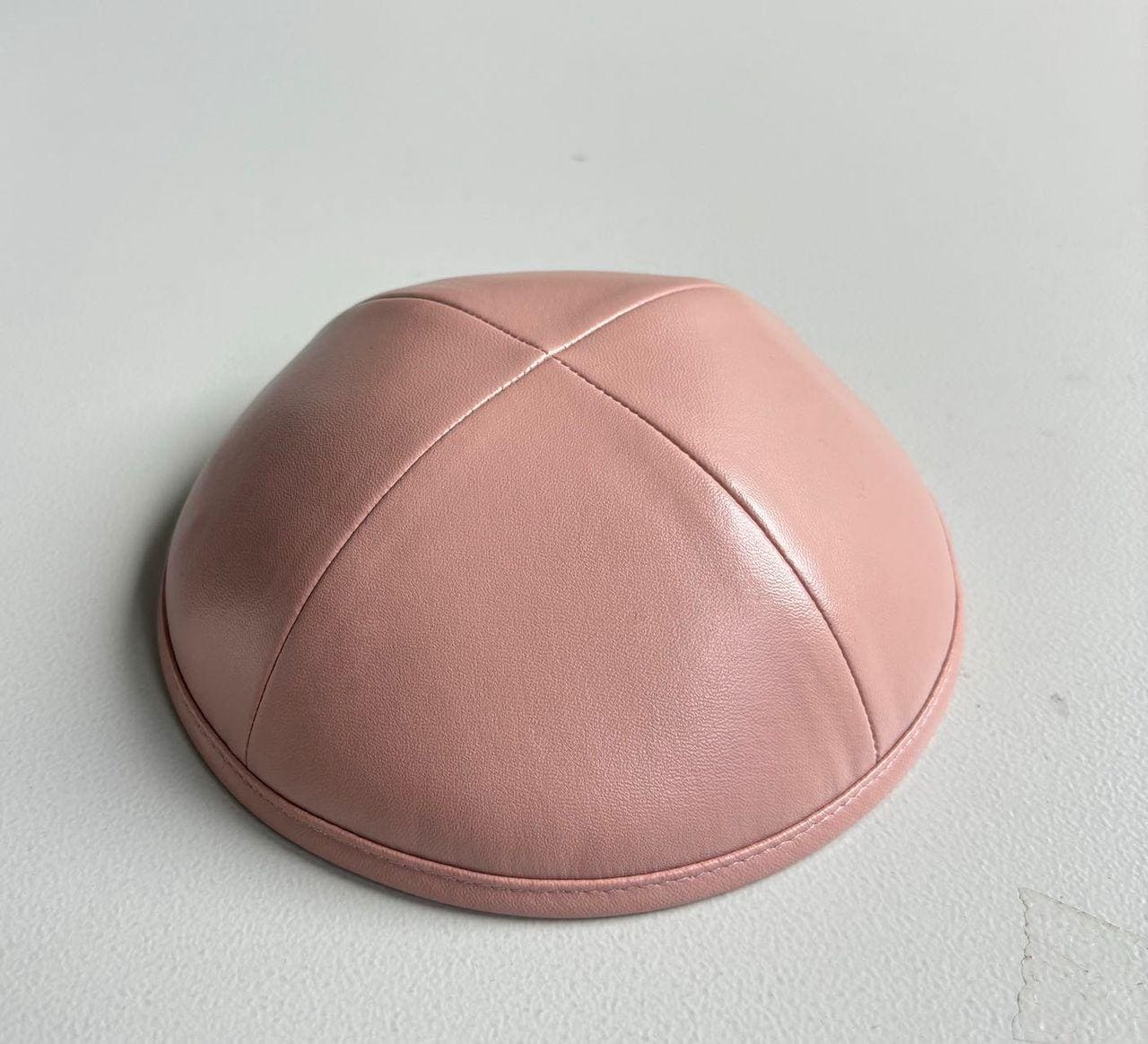 Leather Kippah With Customization, Personalization Available-name, Logo ...
