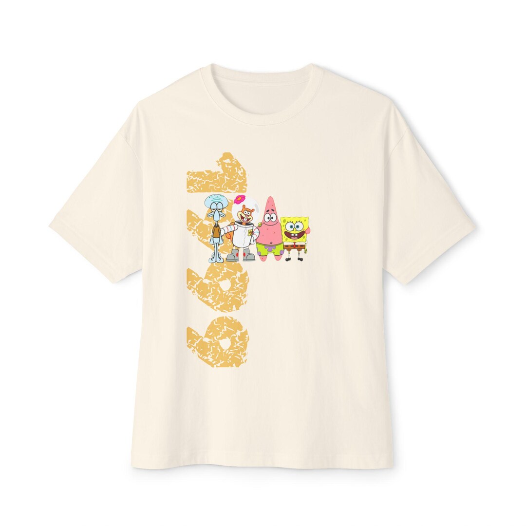 1999 Spongebob Boxunisex Oversized Boxy Tee - Etsy