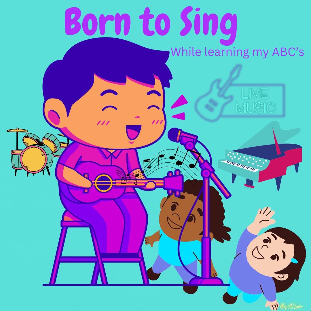 Born to Sing - While Learning My Abc’s - Etsy