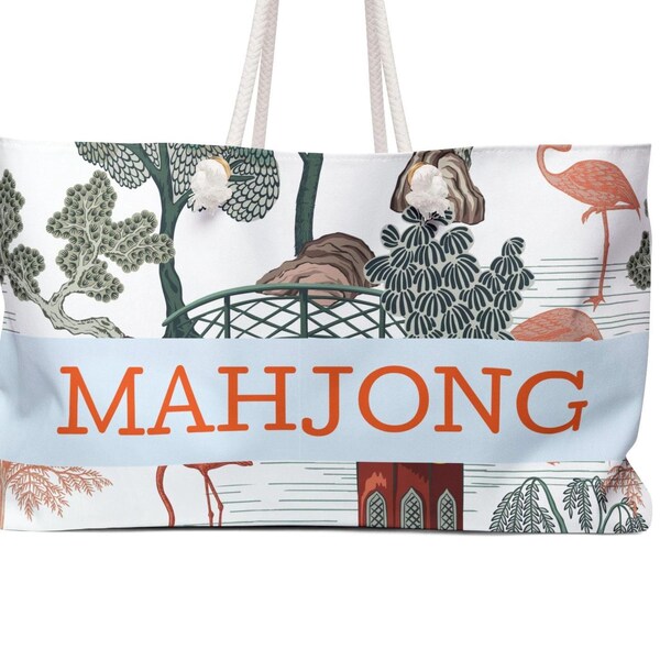 Mahjong Tote Bag - Etsy