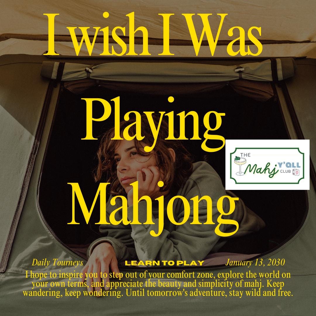 MAHJONG I Wish I Was Playing Funny Mahj Humor Use for Prints - Etsy