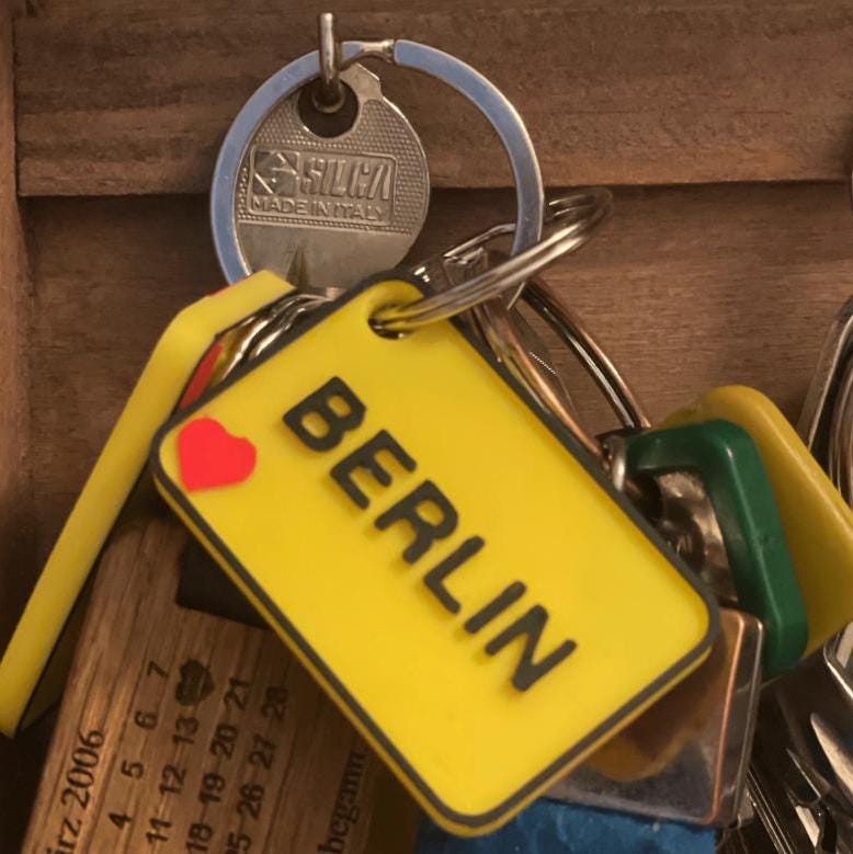 Berlin Keychain STL File – 3D Print Model – Berlin Sign – Digital ...