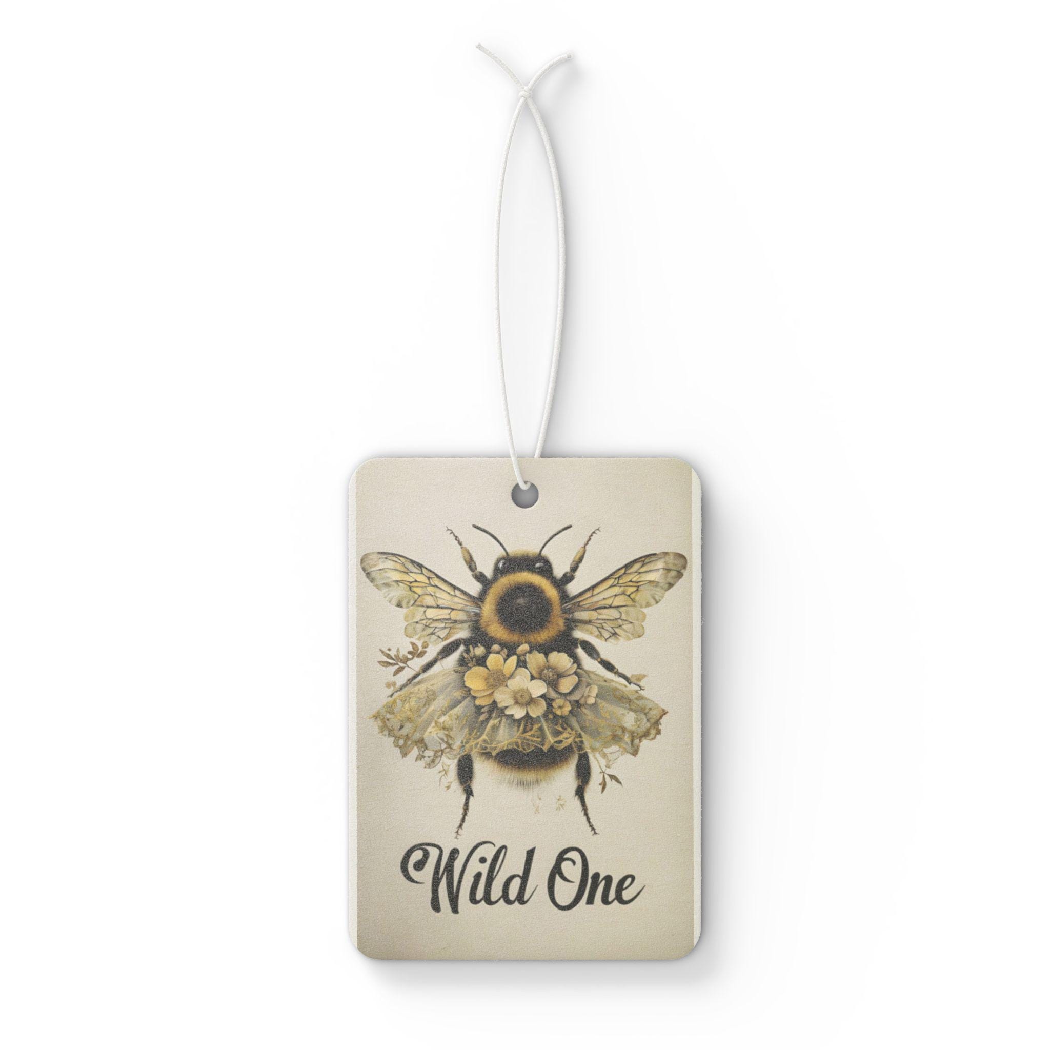 Honey Bee Car Air Freshener | Wild One Aroma Tag, Bee Decor, Nature ...