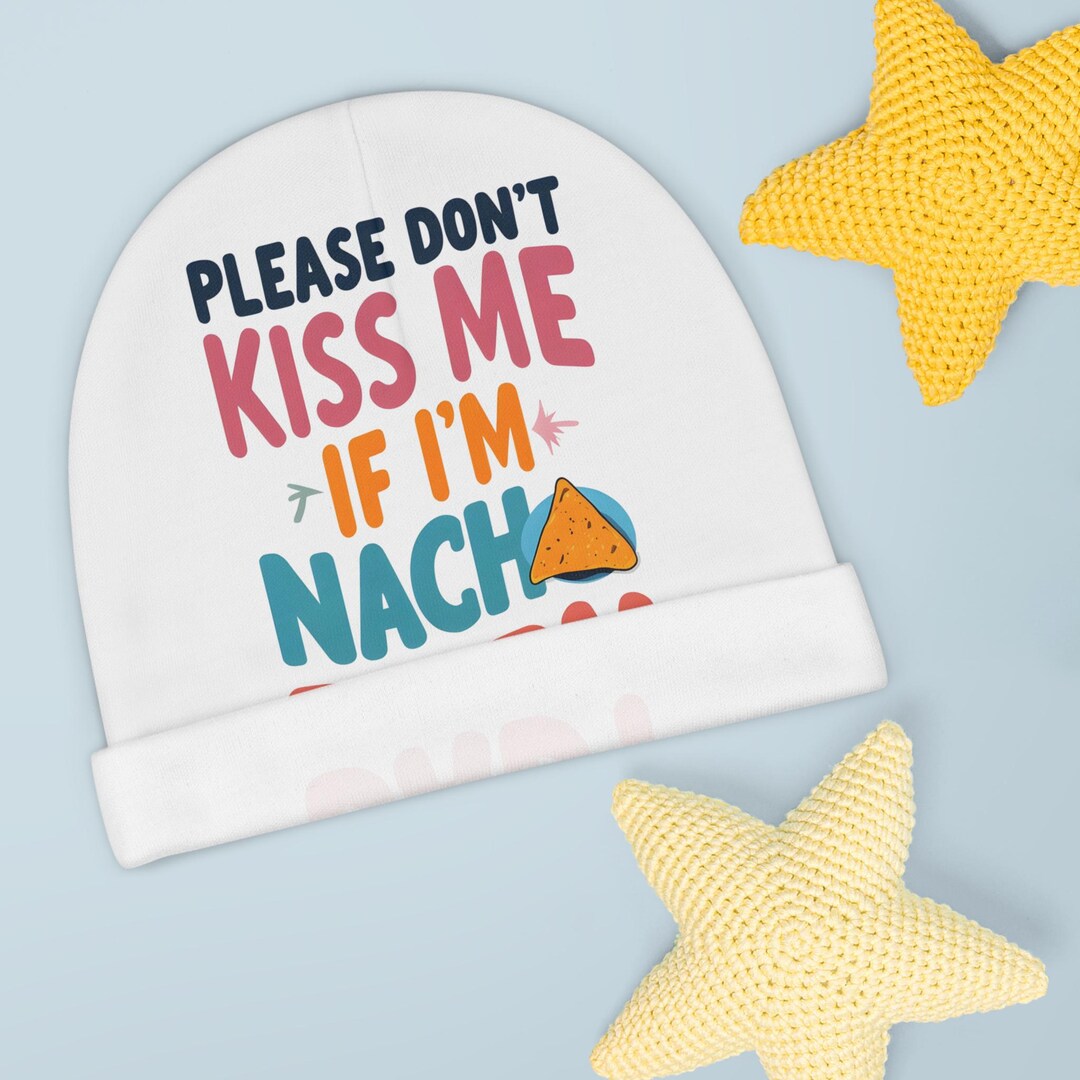 Dont Kiss Me! Baby Beanie, Funny Baby Hat, Infant Knit Cap, Cute ...