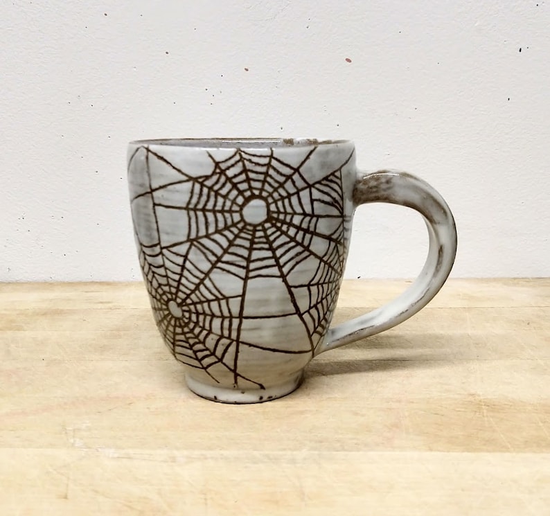 Spider Web Mug - Etsy