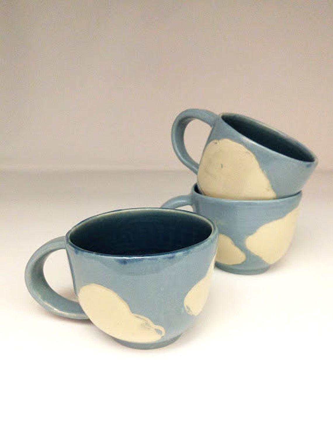 Light Blue Cloud Mugs - Etsy