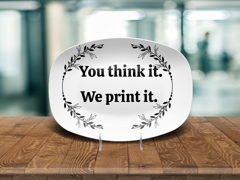 Custom Personalized Platter – Design Your Own Dish | Add Photos, Text ...