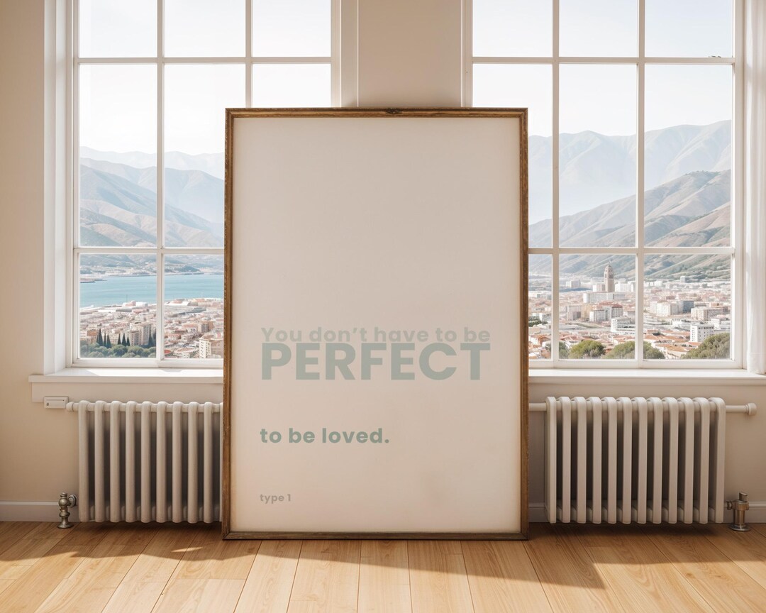 Enneagram 1 Wall Art Printable | Type 1 Gift | the Reformer Personality ...