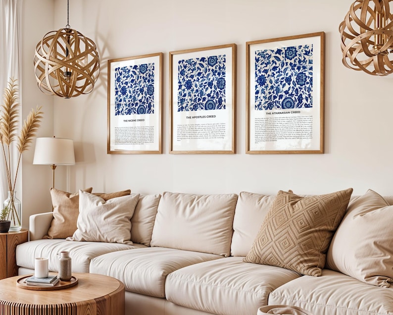 Athanasian Creed Printable Wall Art | Gift for New Believer | Christian ...