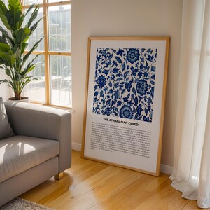 Athanasian Creed Printable Wall Art | Gift for New Believer | Christian ...