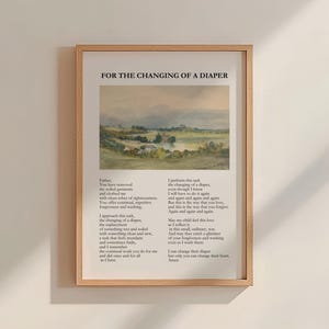 Liturgy for Changing Diapers Print: Christian Nursery Art (digital ...