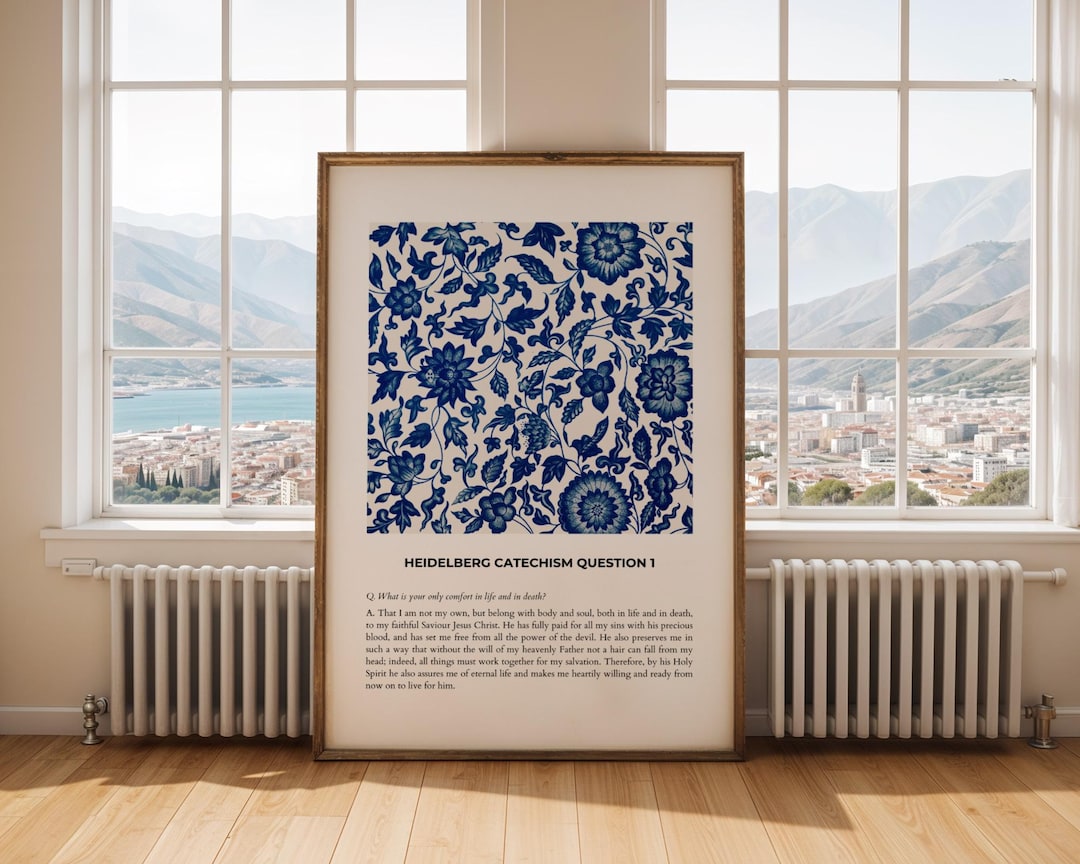 Heidelberg Catechism Question 1 Wall Art Printable | Digital Download ...