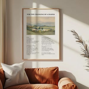 Liturgy for Changing Diapers Print: Christian Nursery Art (digital ...