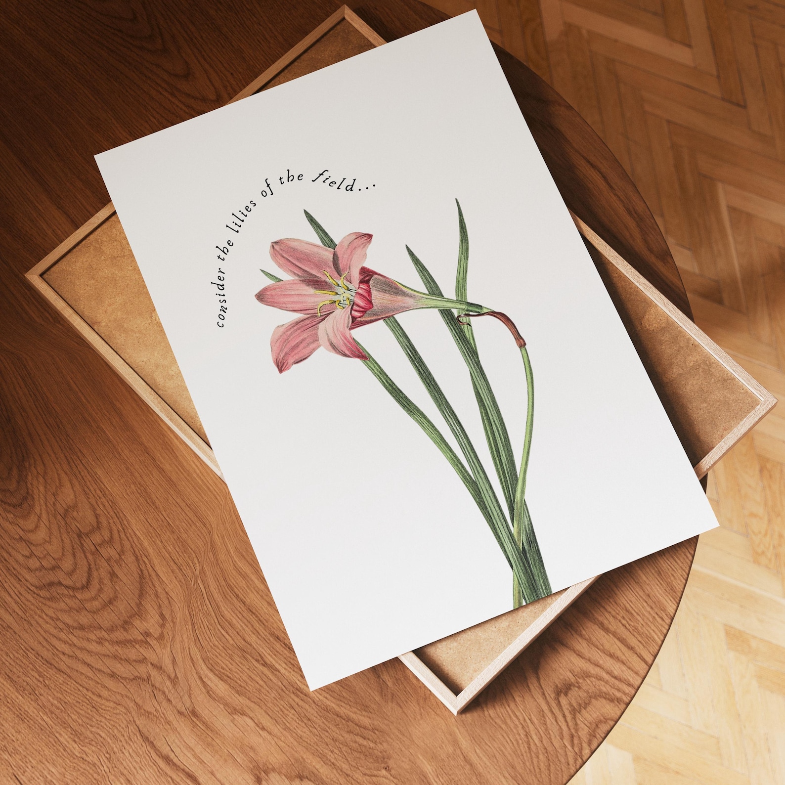 Consider the Lilies Print: Vintage Botanical Wall Art (digital Download ...