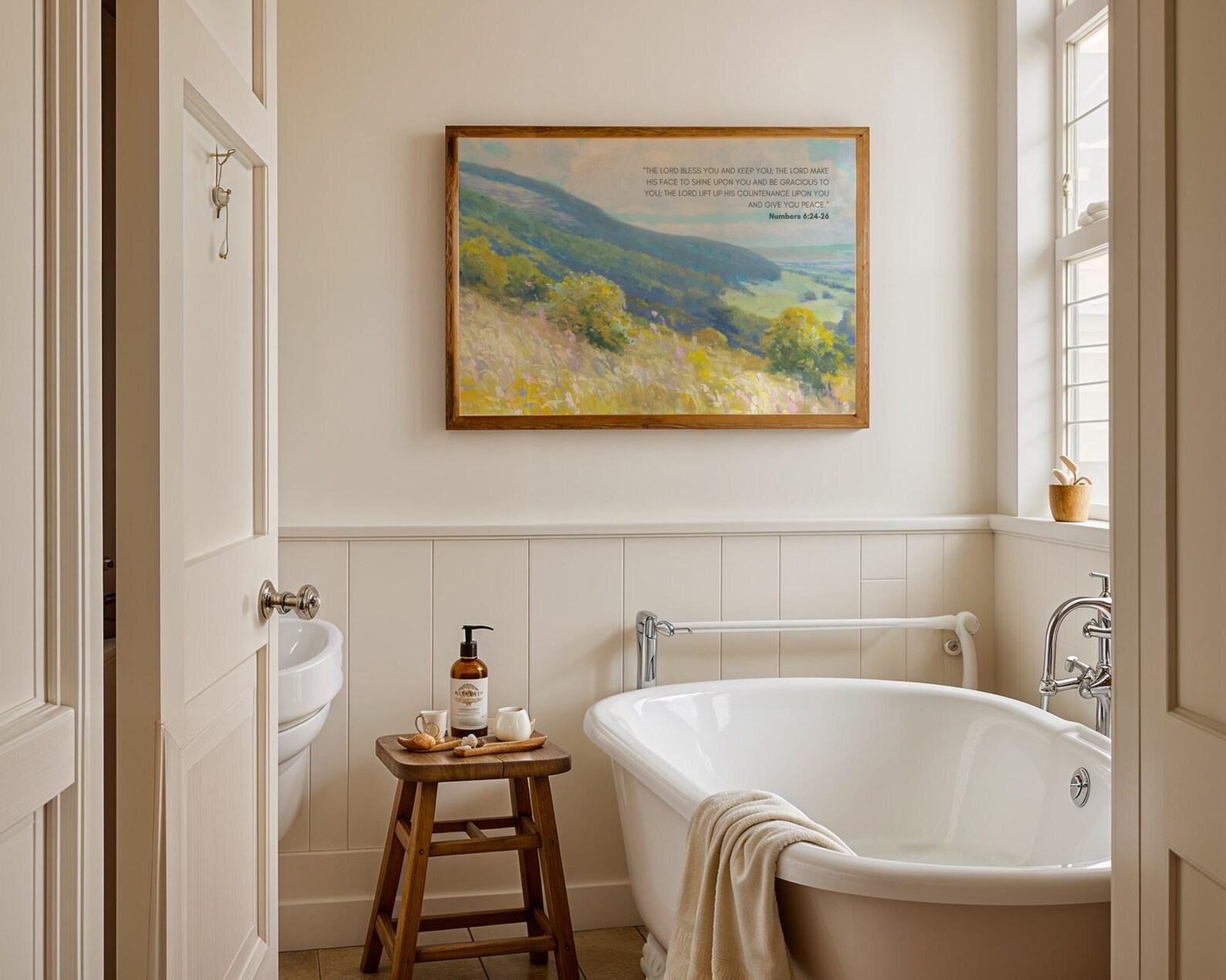 Aaronic Blessing Benediction Printable Numbers 6:24-26 the Lord Bless ...