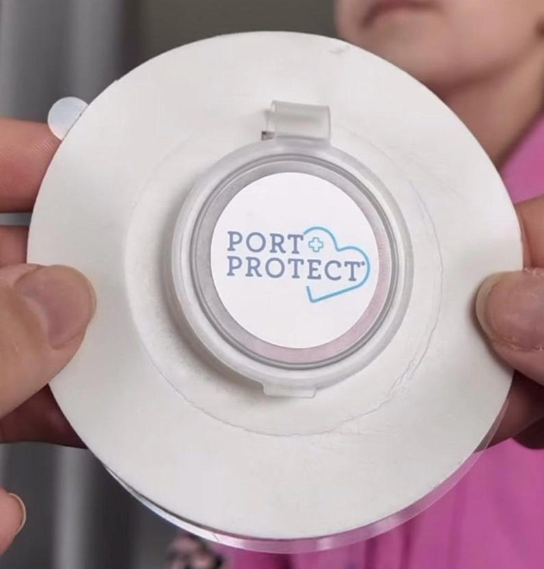 Chemo/infusion Port Protectors | Medical-grade Adhesive | Patented ...