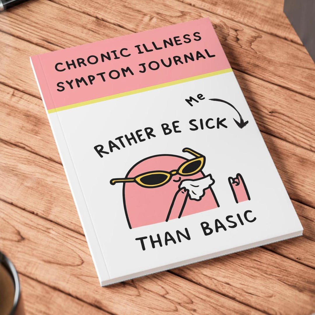 Chronic Illness Journal, Health Tracker Diary, Symptom Notebook, Mental ...