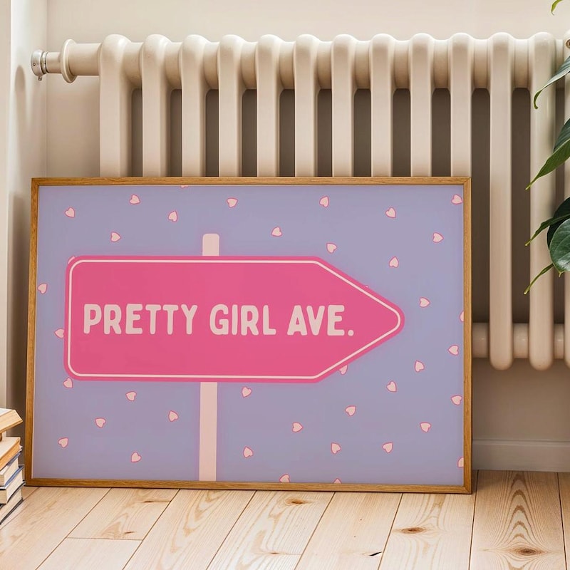 Pretty Girl Ave Sign - Etsy