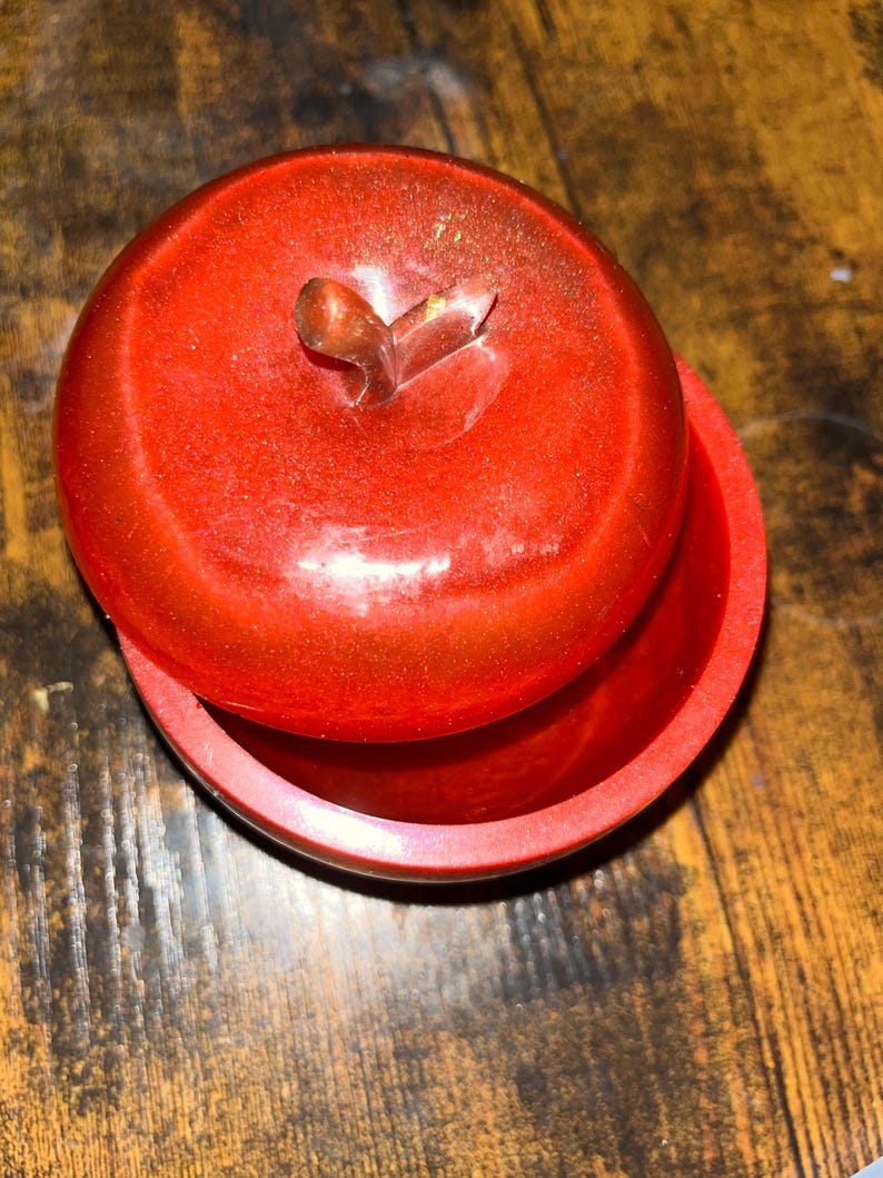 Resin Apple Jar With Removable Lid - Etsy