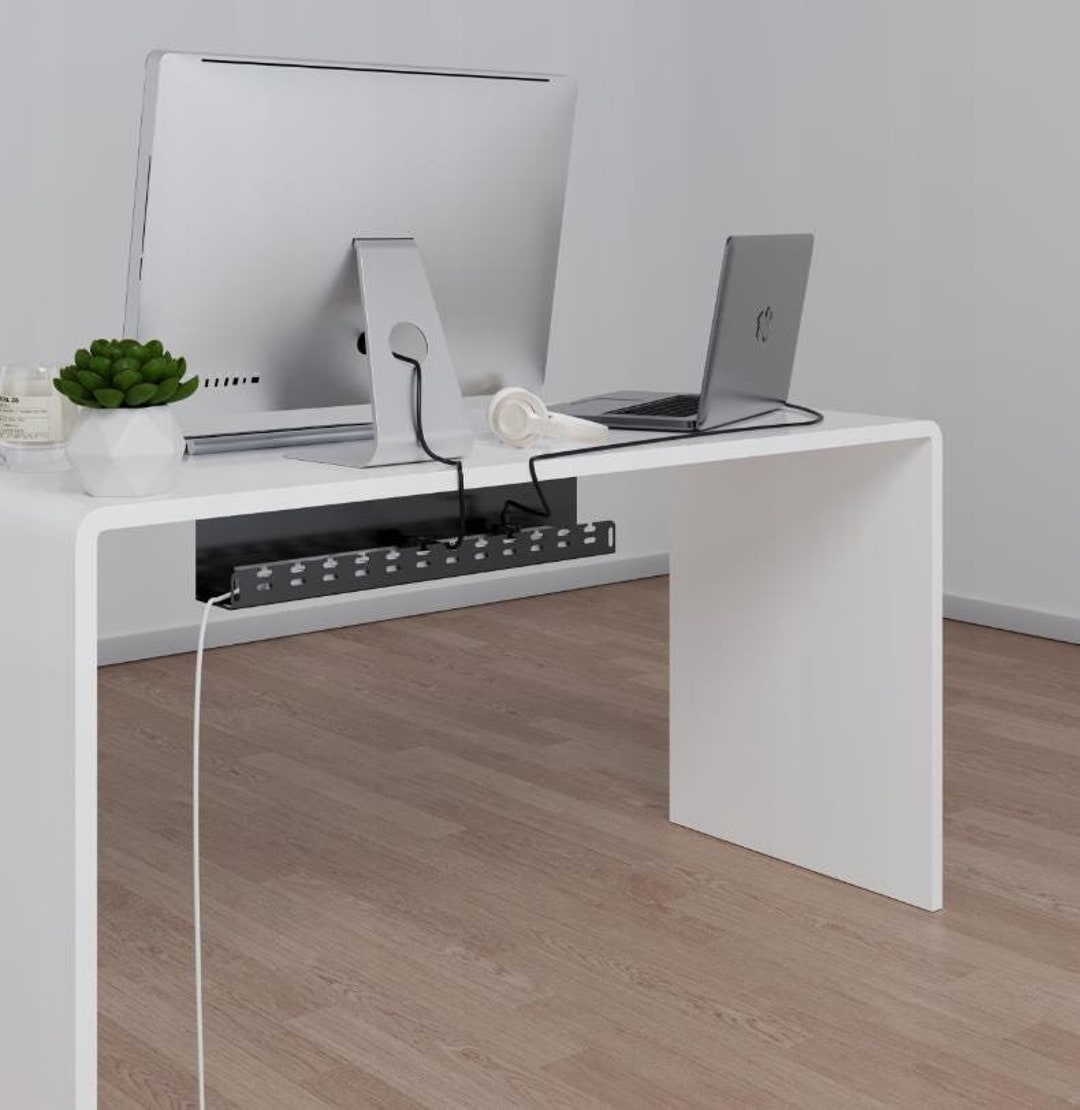 Desk Cable Organiser-cord Organizer for Desk-metal Underdesk Organizer ...