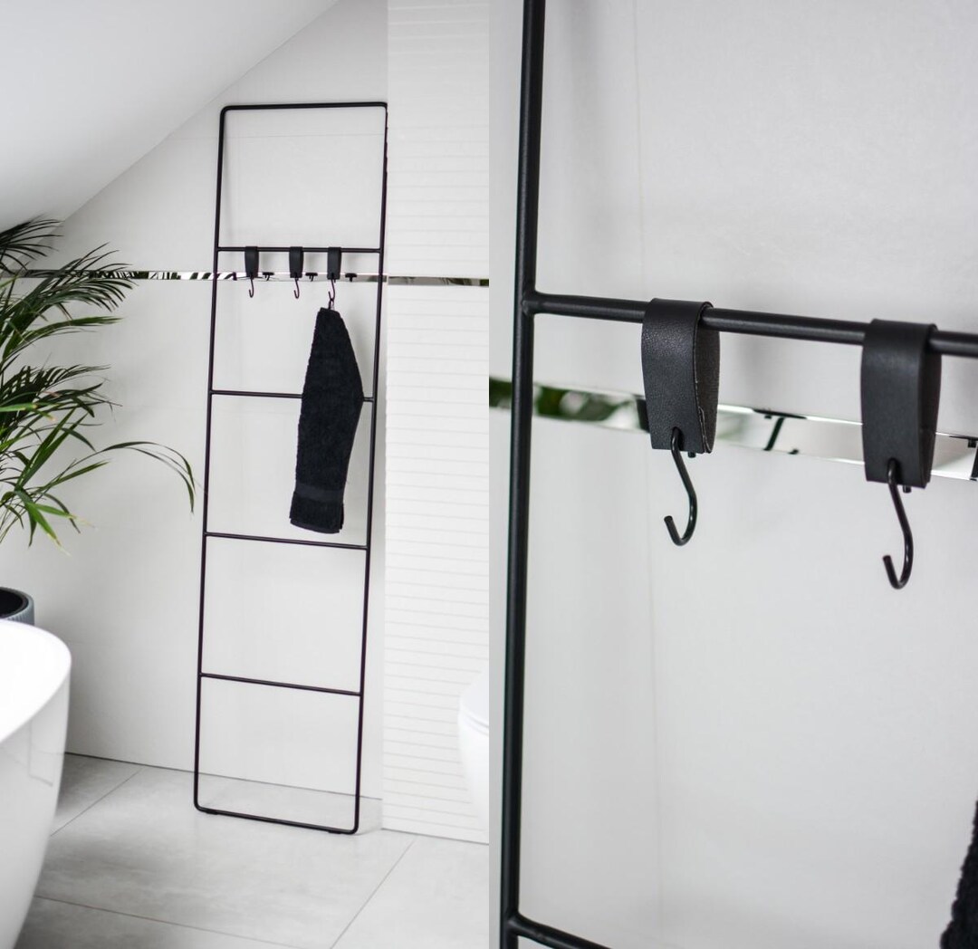 Bathroom Ladder-clothes Ladder-metal Ladder-towel Rack-towel Holder ...