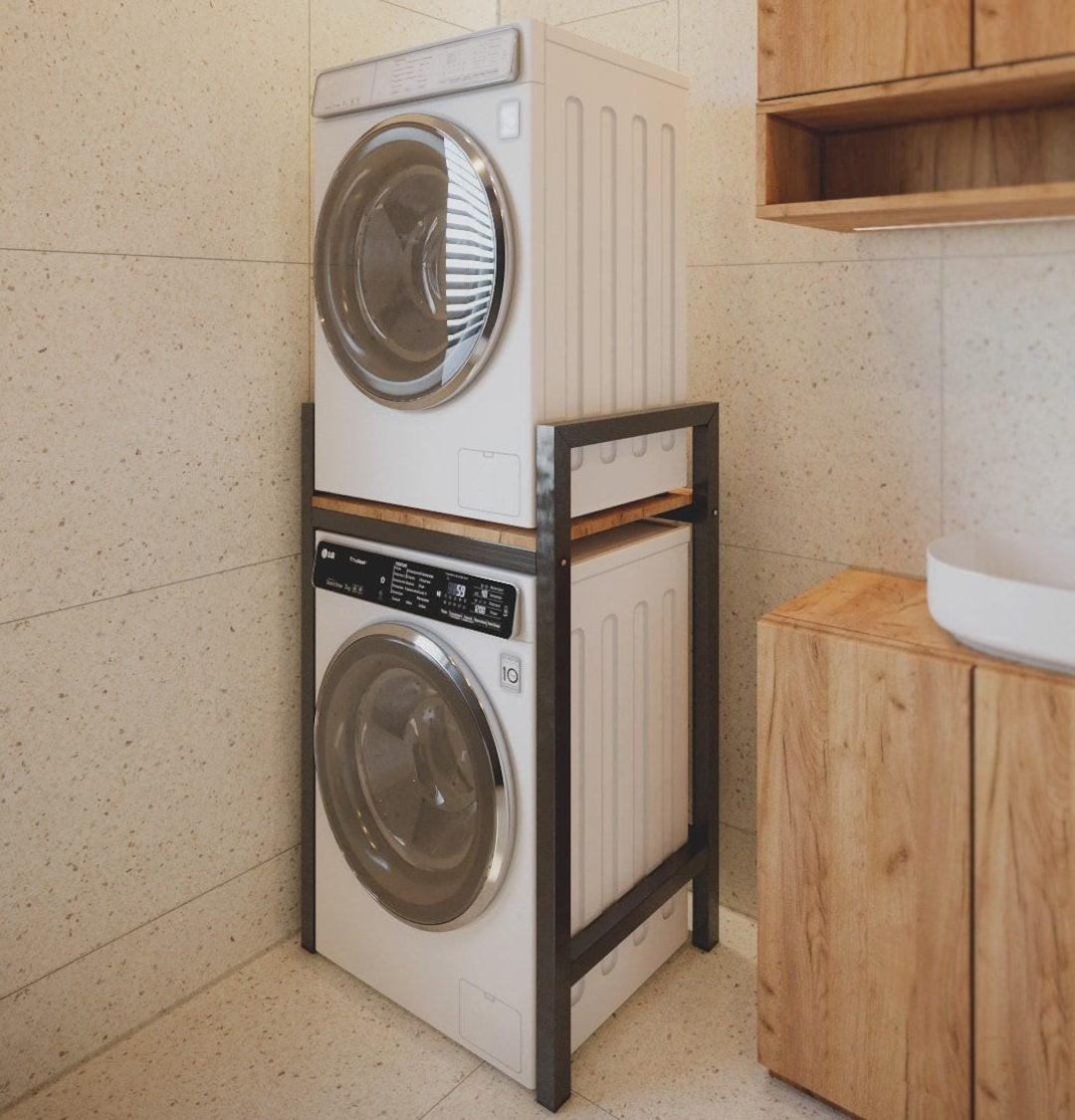 Washing Machine and Dryer Stand, Dryer Rack, Stand, Laundry Room Stand ...