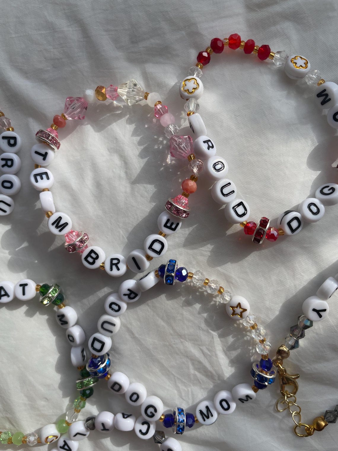 Custom Friendship Bracelets| Custom Beaded Bracelet | Personalized ...